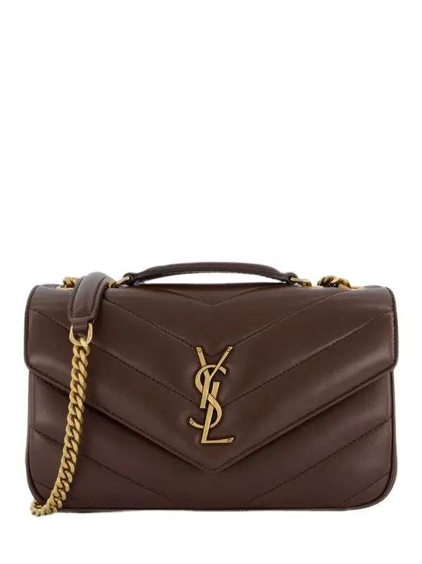 Saint Laurent Loulou Small Suede Leather Shoulder Bag - Multicolor