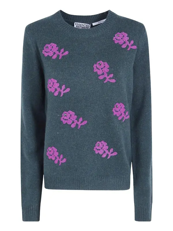 Essentiel Antwerp Korine Embroidered Sweater - No