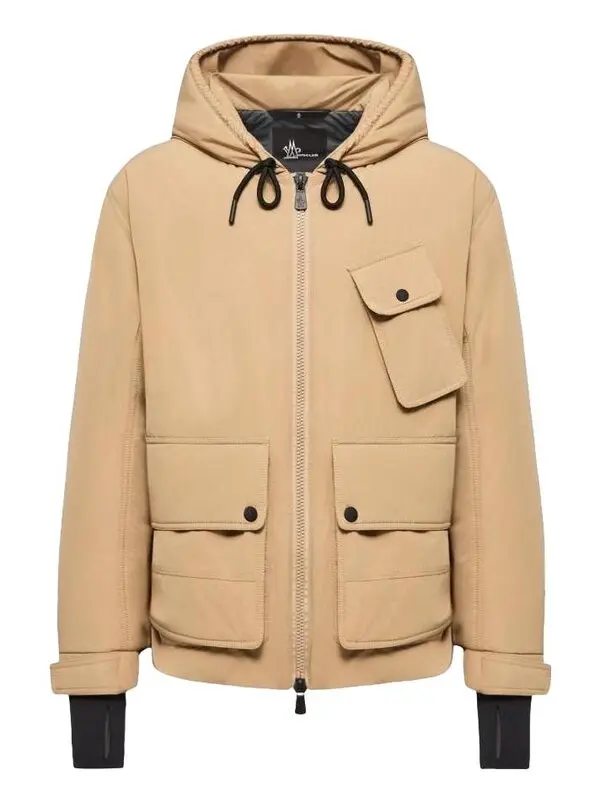 Moncler Ober Short Padded Jacket - Beige