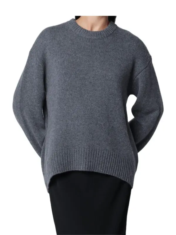 LISA YANG Noor Ribbed-trim Sweater - Graphite