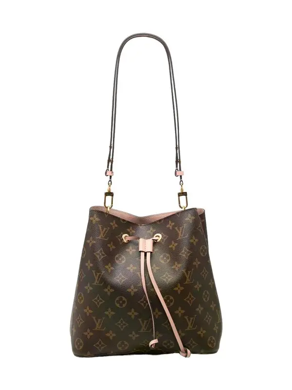 LOUIS VUITTON 2017 Monogram Neonoe Mm Bucket Bag - Brown
