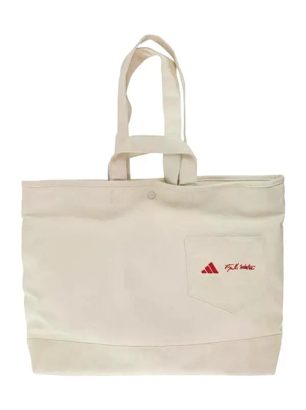 Adidas X Tyrrell Winston Logo-embroidered Tote Bag - Neutrals