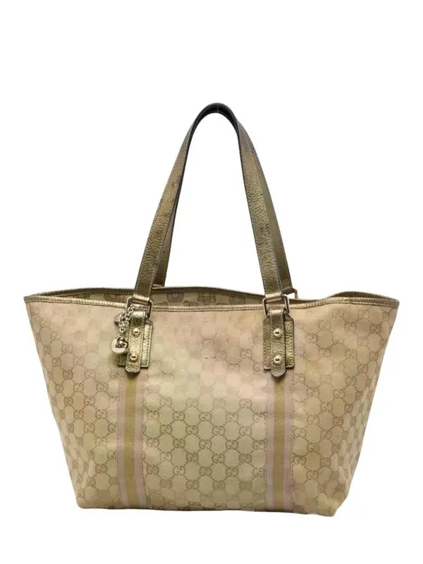 Gucci 2016-2026 Large Gg Canvas Jolicoeur Tote Bag - Neutrals