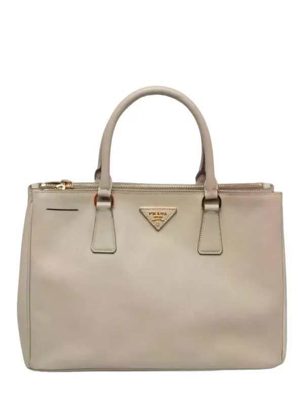 Prada 2000-2013 Medium Lux Galleria Satchel Bag - Grey