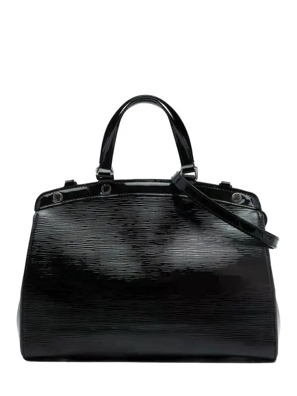 LOUIS VUITTON 2012 Electric Epi Brea Mm Satchel - Black
