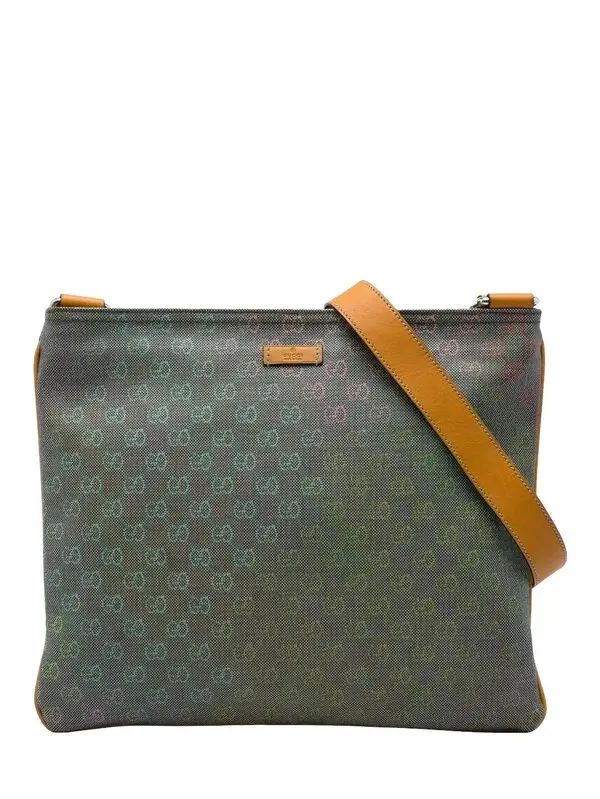 Gucci 2016-2026 Multicolor Gg Supreme Crossbody Bag - Grey