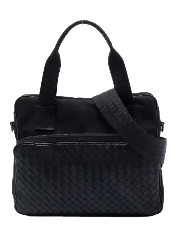 Bottega Veneta 2012-2026 Intrecciato Business Bag - Black