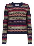 Dries Van Noten Jacquard Wool Crewneck Sweater - Multicolor