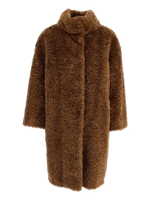 Herno Faux Fur Coat - Multicolor