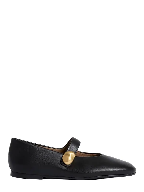 ME+EM Mary-jane Ballet Flat - Black