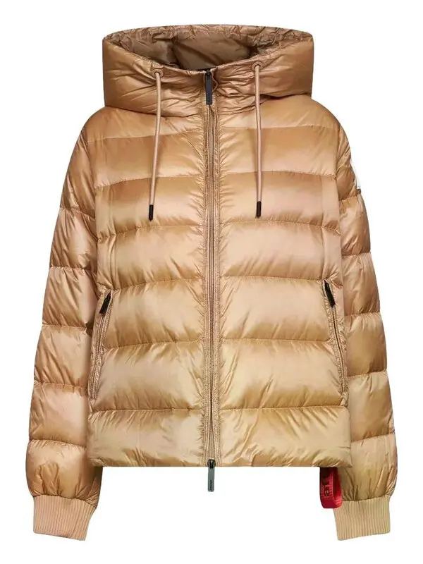 AFTER/LABEL Blaine Hooded Quilted Jacket - Neutrals