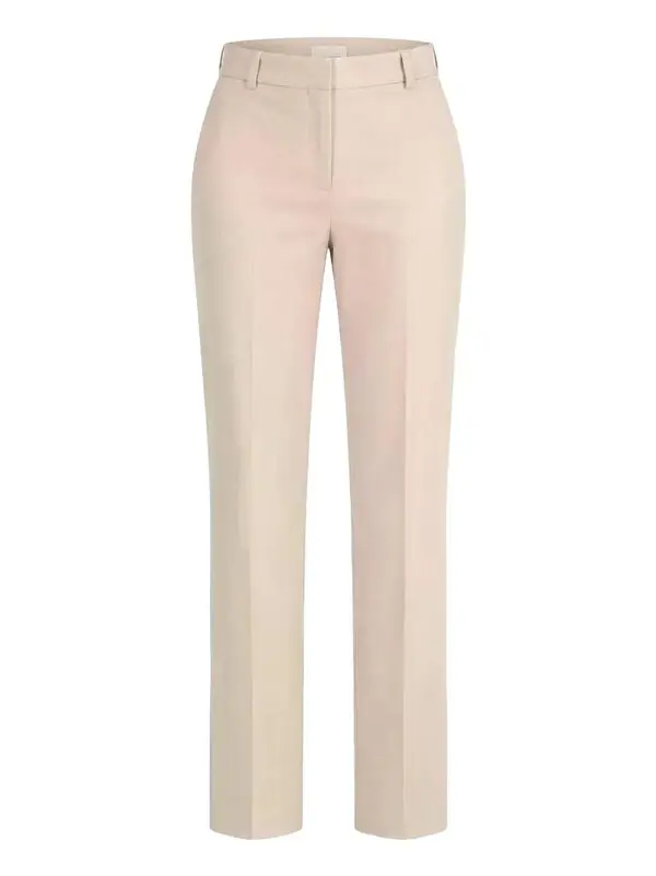 KAOS Pressed-crease Tailored Trousers - Neutrals