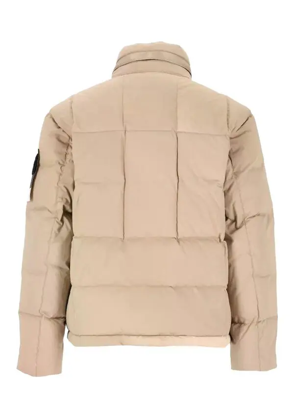 Stone Island Quilted Compass-patch Padded Jacket - Neutrals