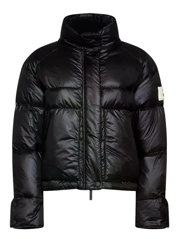 AFTER/LABEL Lienz Quilted High-neck Jacket - Black