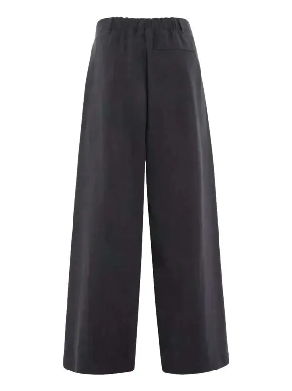 TELA Wanda Wide-leg Trousers - Grey
