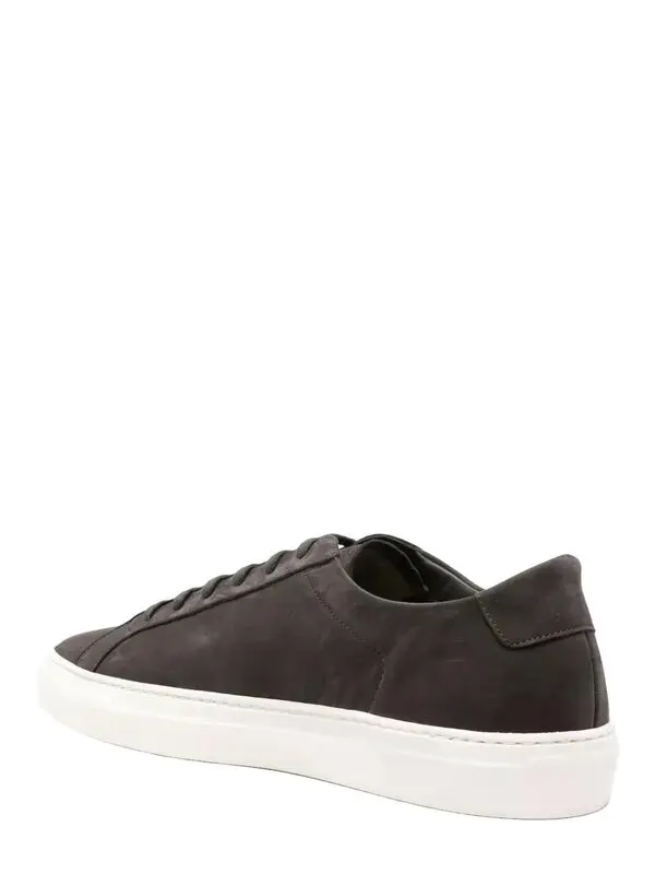 COMMON PROJECTS Gold-tone Serial Number Sneakers - Grey