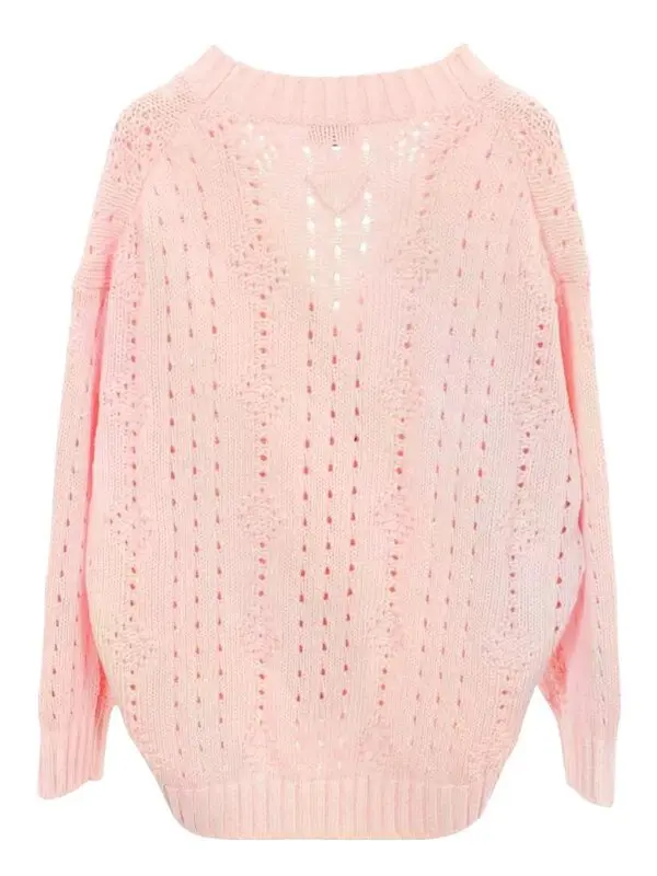 Prada 2010s Knit Cardigan - Pink