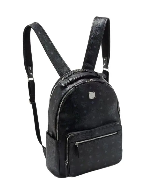 Mcm Medium Stark Visetos Backpack - Black