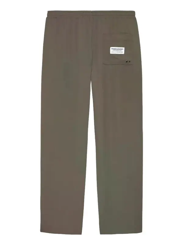 NEW AMSTERDAM SURF ASSOCIATION Logo-patch Drawstring Trousers - Grey