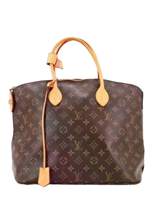 LOUIS VUITTON Lockit Nm Handbag Monogram Canvas Mm Tote Bag - Brown