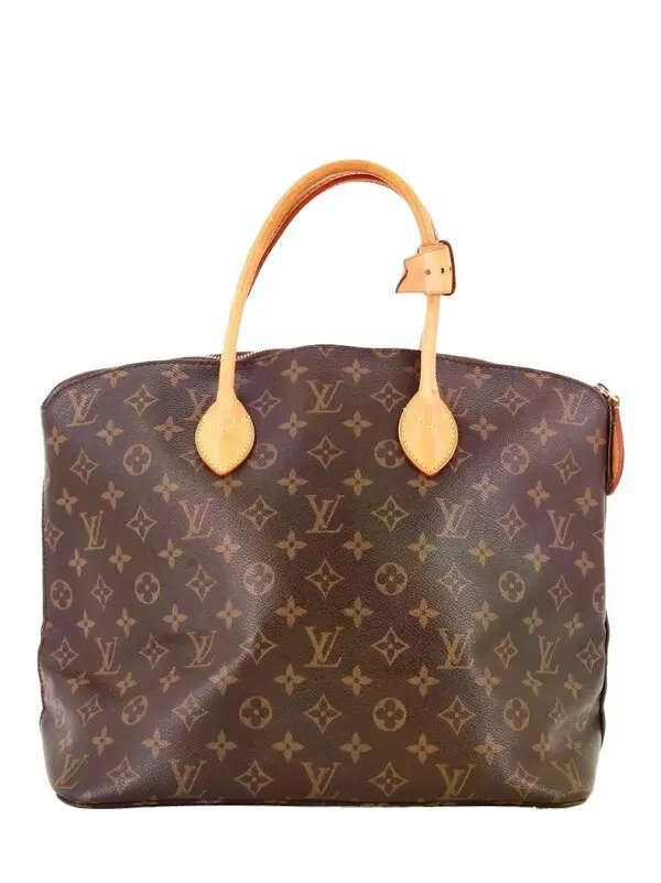 LOUIS VUITTON Lockit Nm Handbag Monogram Canvas Mm Tote Bag - Brown