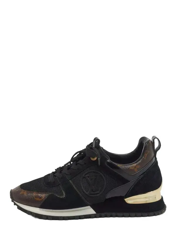 LOUIS VUITTON Run Away Lace-up Sneakers - Black