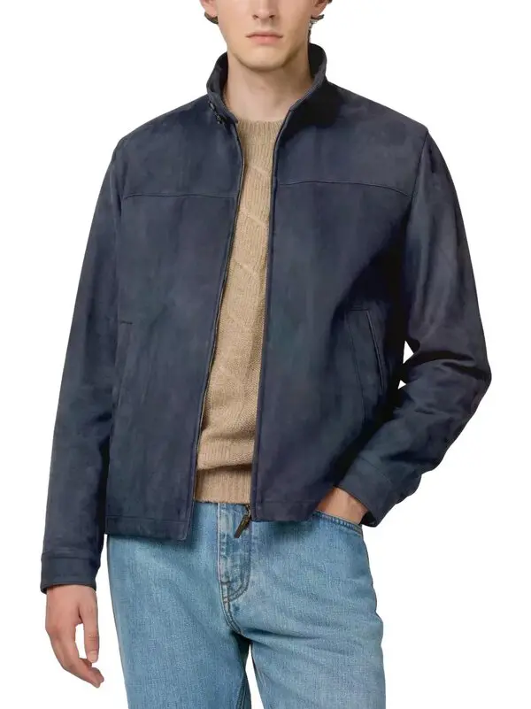 TOD'S Jacket In Pashmy Suede - Blue
