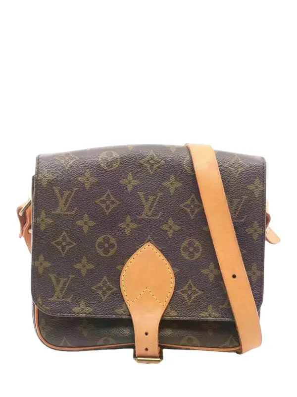LOUIS VUITTON 1989 Mm Cartesier Shoulder Bag - Brown