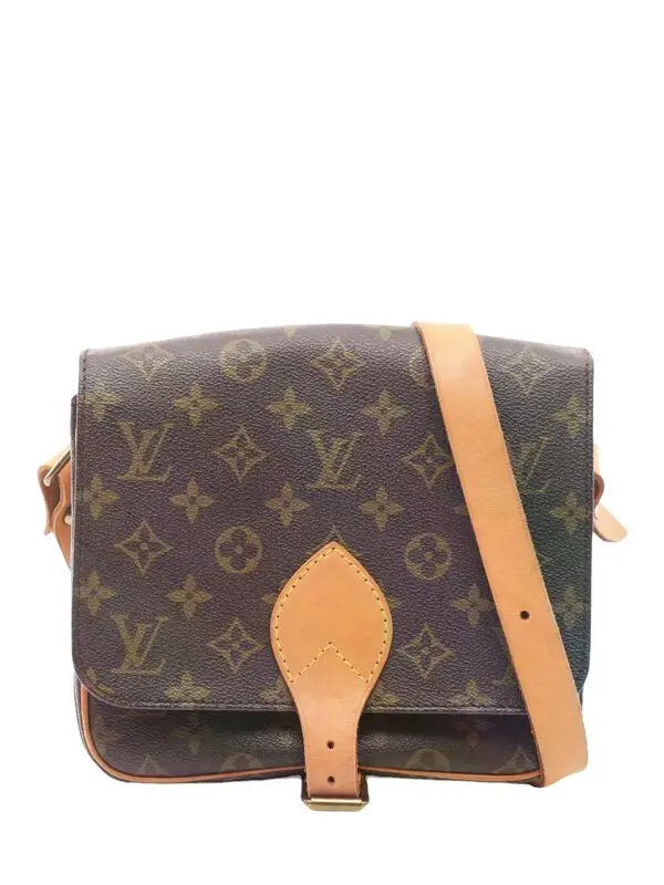 LOUIS VUITTON 1989 Mm Cartesier Shoulder Bag - Brown