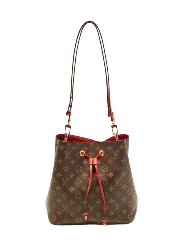 LOUIS VUITTON 2019 Mm Néonoé Monogram Shoulder Bag - Red