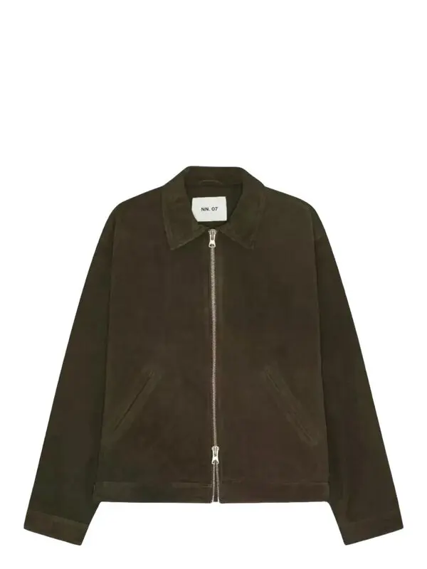 Nn07 Petrus Suede Jacket - Green