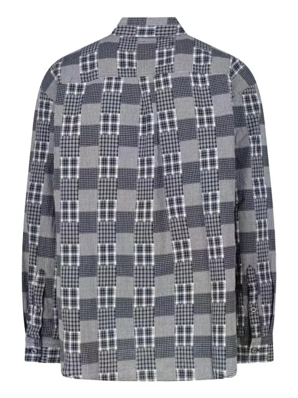 ERL Check-pattern Shirt - Blue