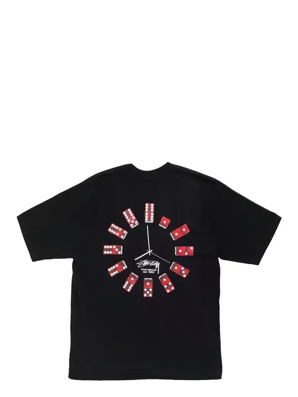 StÜssy Dice Clock T-shirt - Black