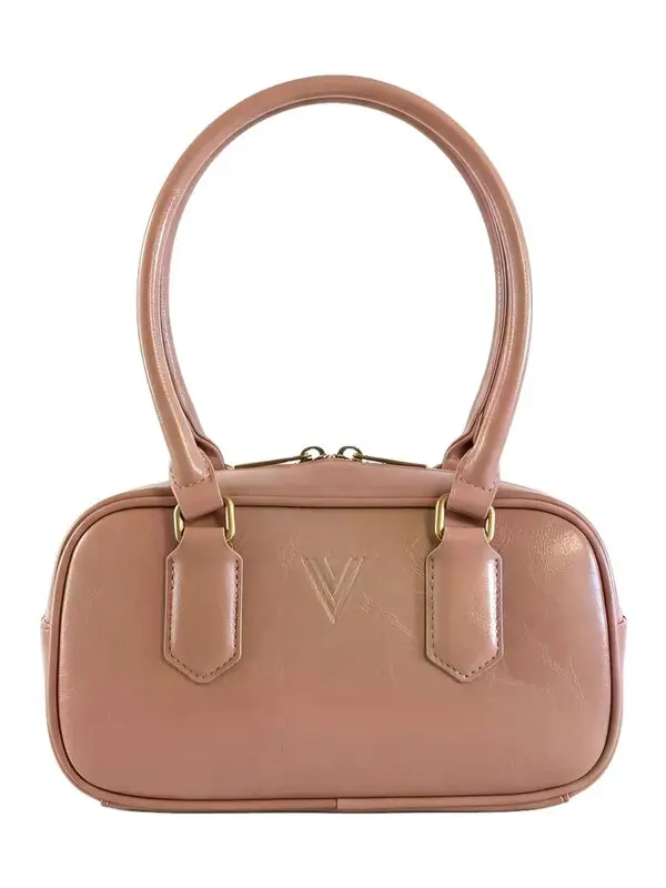 VICOLO Logo-embossed Shoulder Bag - Neutrals