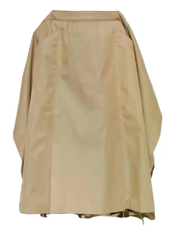 Vetements Cotton Midi Skirt - Neutrals