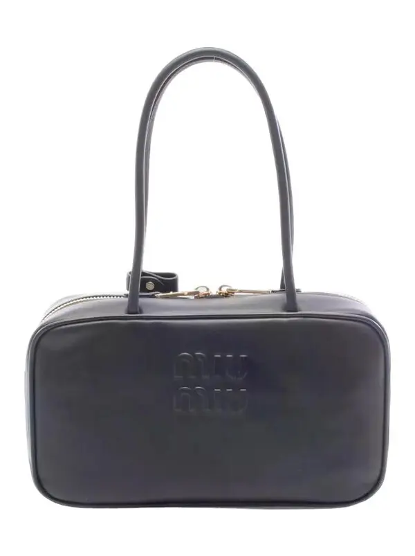Miu Miu 2020s Logo Shoulder Bag - Black