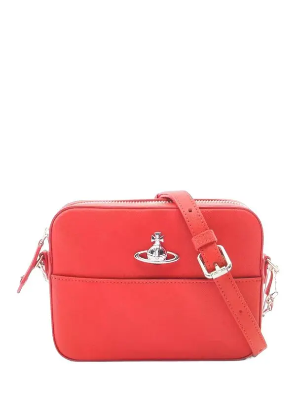 VIVIENNE WESTWOOD Orb-plaque Camera Bag - Red