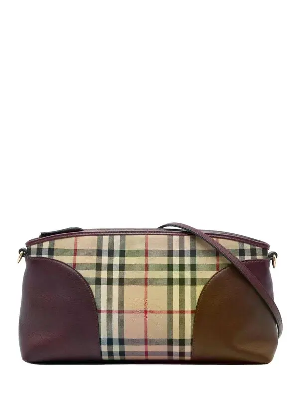 Burberry 2000-2017 Chichester Haymarket Check Cross Body Bag - Neutrals