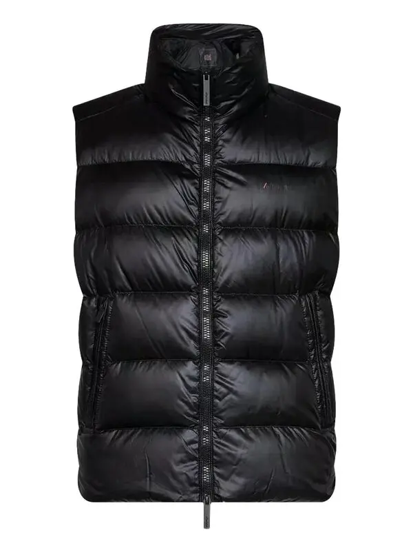 AFTER/LABEL Kirovsk Quilted Padded Gilet - Black