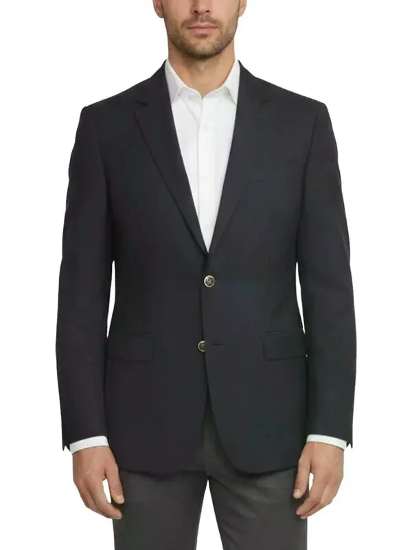 Moschino Single-breasted Wool Blazer - Blue