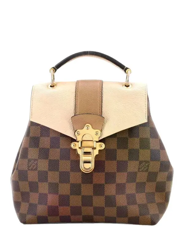 LOUIS VUITTON Clapton Damier And Leather Backpack - Neutrals