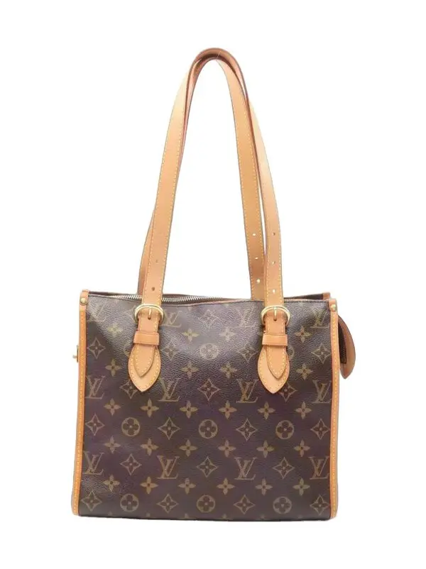 LOUIS VUITTON 2005 Monogram Popincourt Tote Bag - Brown