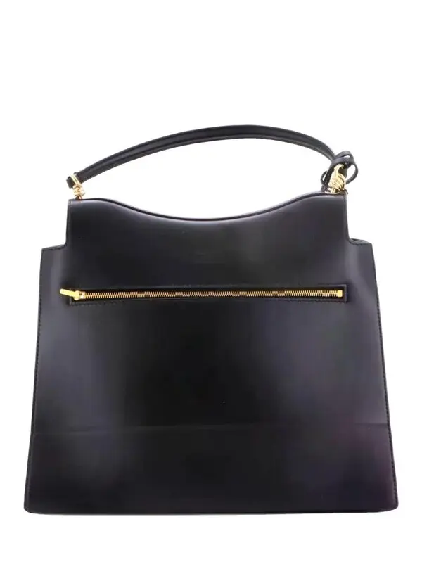 Balenciaga Nano Top Handle Bag Leather Medium Shoulder Bag - Black