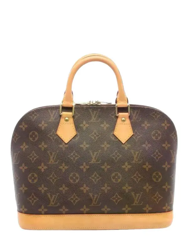 LOUIS VUITTON 2006 Pm Alma Monogram Canvas Tote Bag - Brown