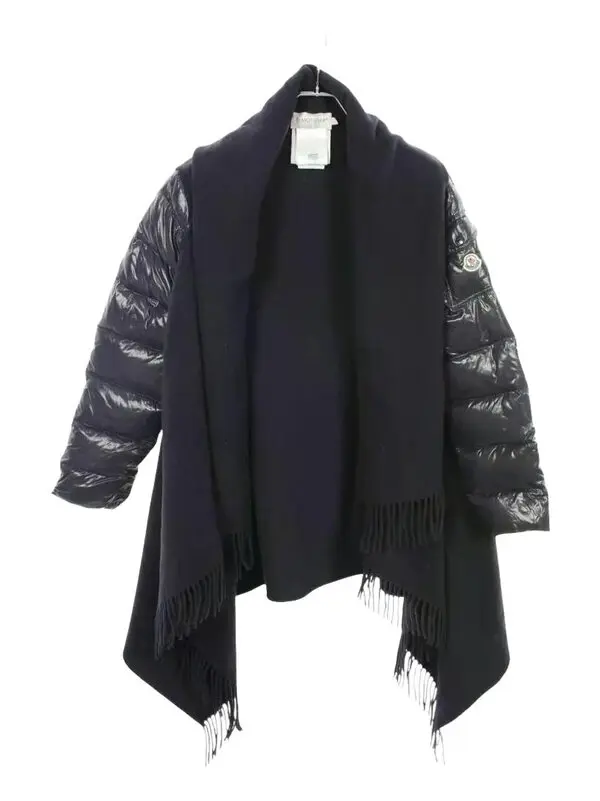 Moncler 2010s Fringe-hem Padded Jacket - Blue