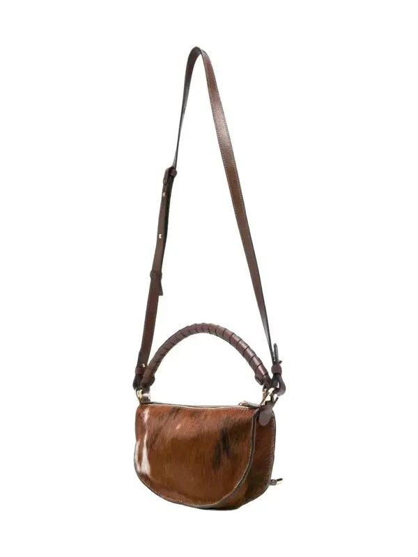 Chloé Mini Marcie Calf-hair Tote Bag - Brown