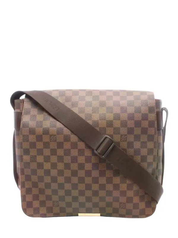 LOUIS VUITTON 2006 Damier Ebene Bastille Shoulder Bag - Brown