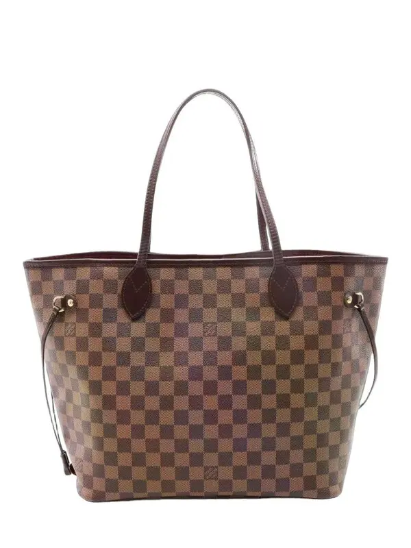 LOUIS VUITTON 2012 Mm Damier Ebene Neverfull Tote Bag - Brown