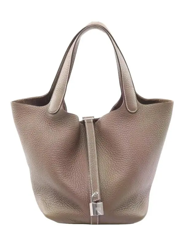 Hermès 2023 Mm Picotin Lock Tote Bag - Brown