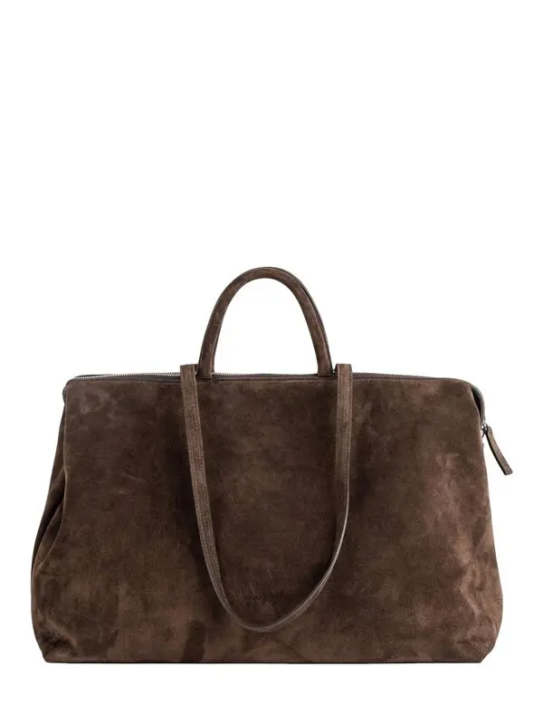 Marsèll 4 In Orizzontale Smooth Leather Handbag With Four Handles - Brown
